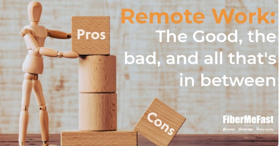 The Pros and Cons of Remote Work | Geneseo Communications, Inc.